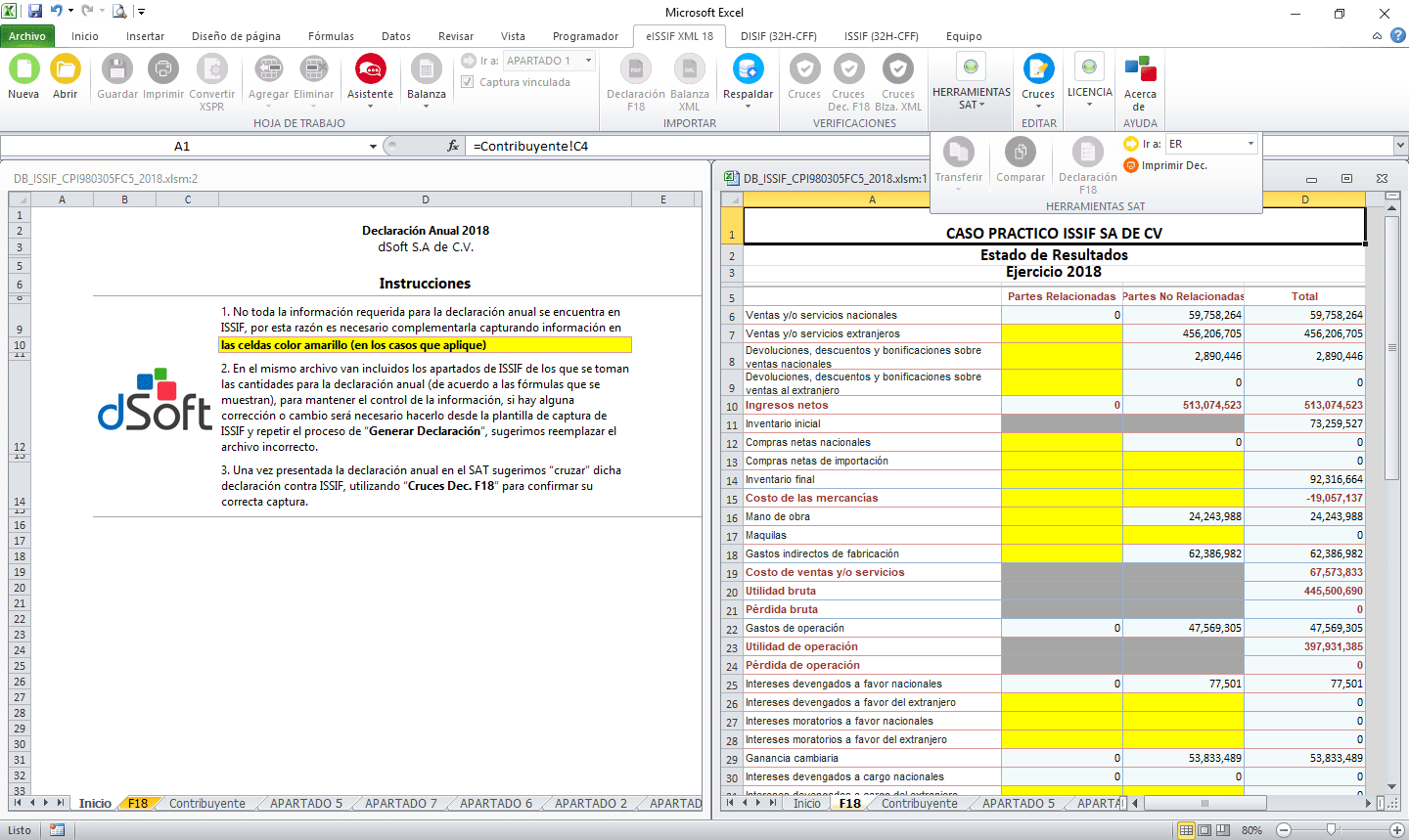 eISSIF XML - Llenado de situación fiscal | dSoft